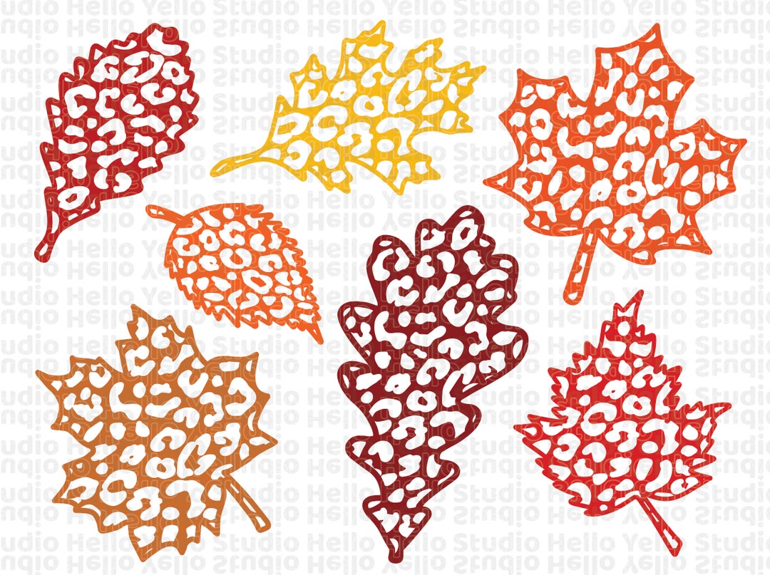 Fall Leaves Svg, Fall Svg, Fall Leaf Svg Bundle, Fall Png, Dxf,clipart ...