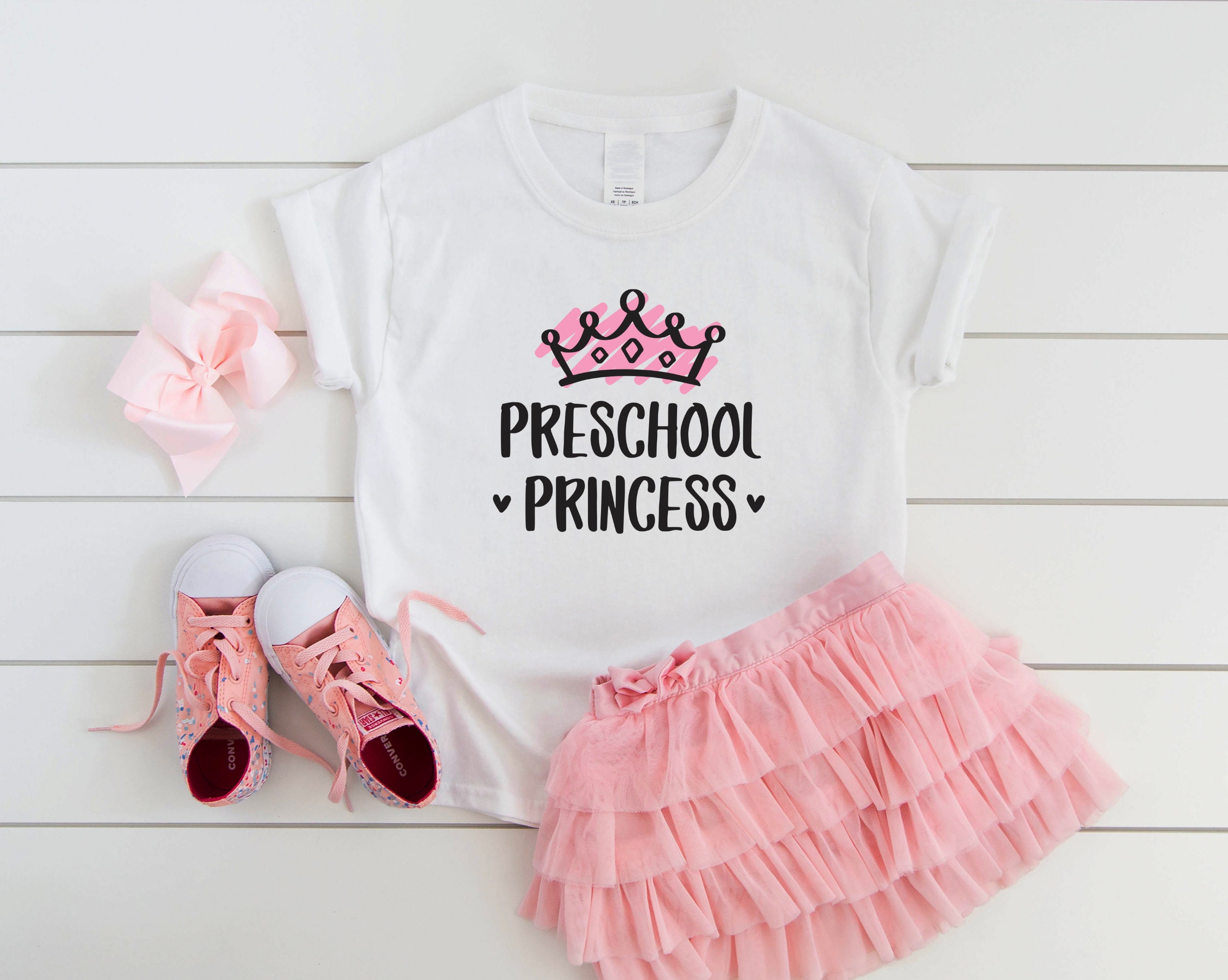 Preschool Princess Svg Back to School Svg Pre-k Svg First - Etsy