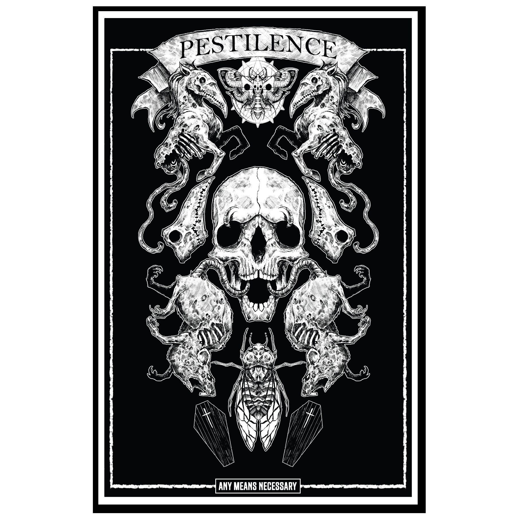 4 Horsemen Pestilence Print- Digital Prints, Wall Art, Home Decor ...