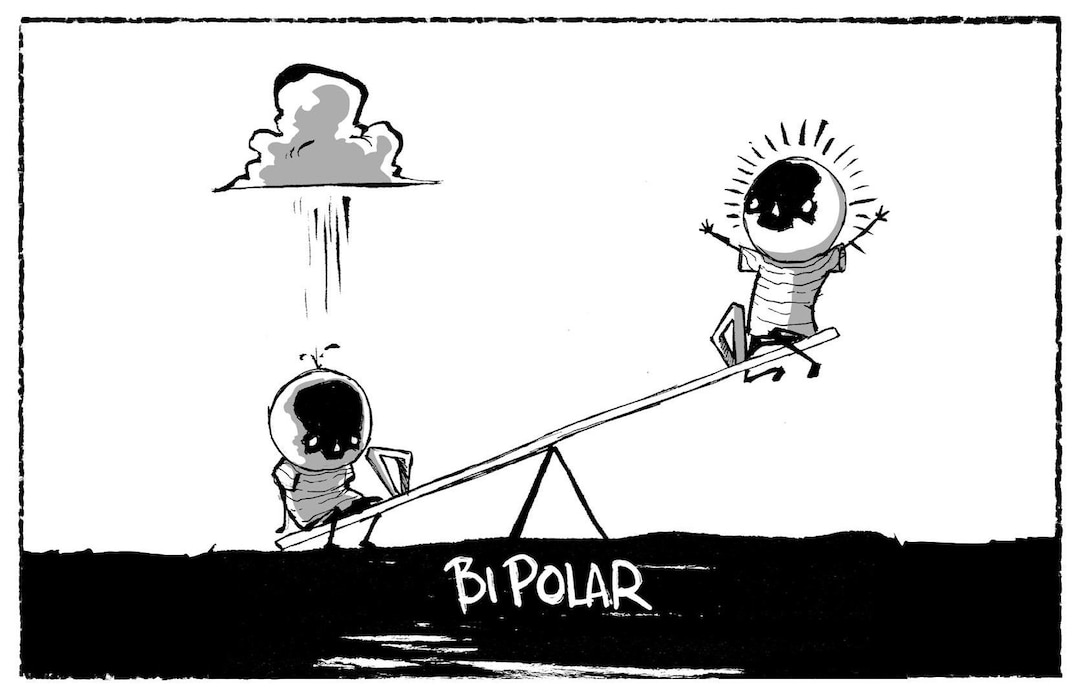 Bipolar Disorder Print- Digital Prints, Shawn Coss, Wall Art, Home ...