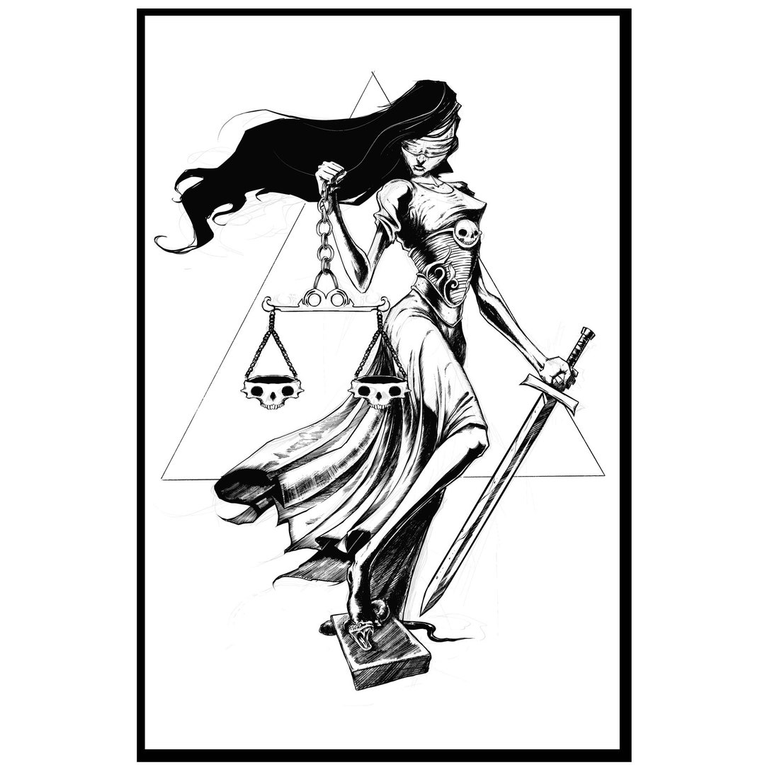 Justice Print- Digital Prints, Wall Art, Home Decor, Inspirational ...