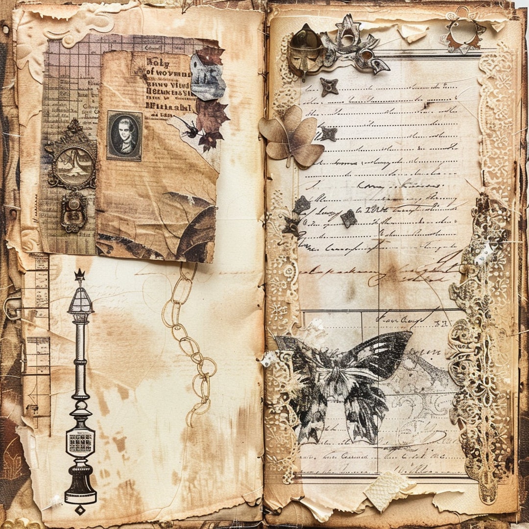 5 Fantasy Inspired Junk Journal Assets - Etsy