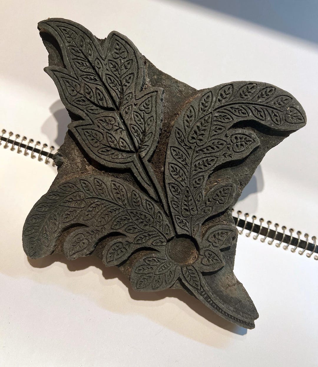 Antique Indian Carved Wood Textile Printing Block - Etsy