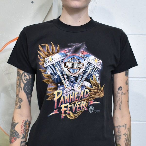 Harley Panhead T Shirt - Etsy