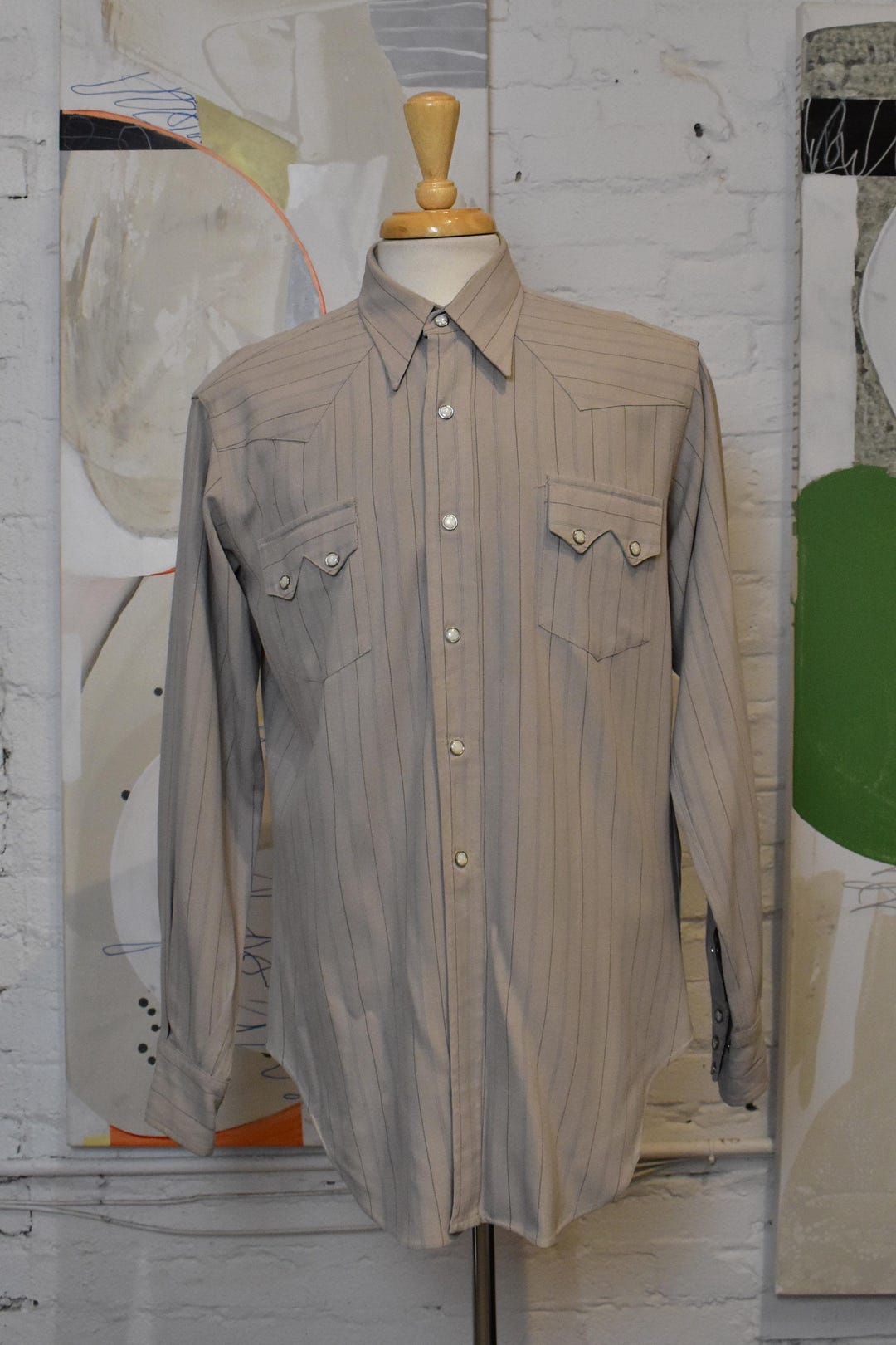 Vintage 1940s/50s Levi Strauss Short Horn Authentic Western Wear Shirt ...