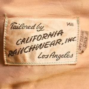 Vintage 1950s california Ranchwear Sage Western Shirt - Etsy