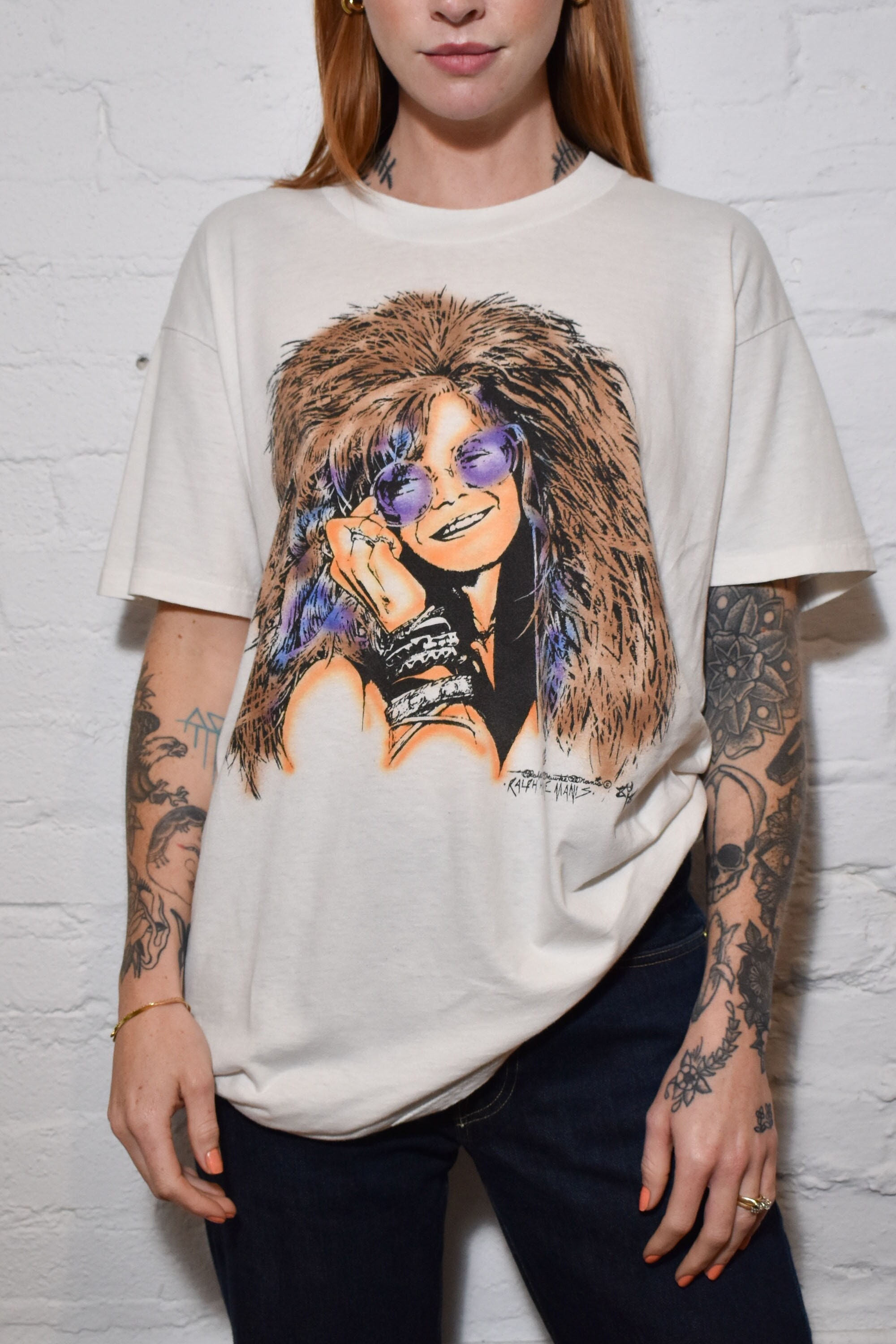 Vintage "janice Joplin" Graphic T-shirt - Etsy
