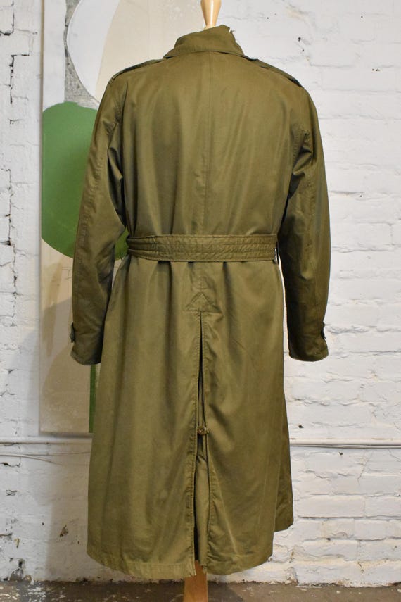 Vintage 1940s WWII US Army Trench Coat - Gem