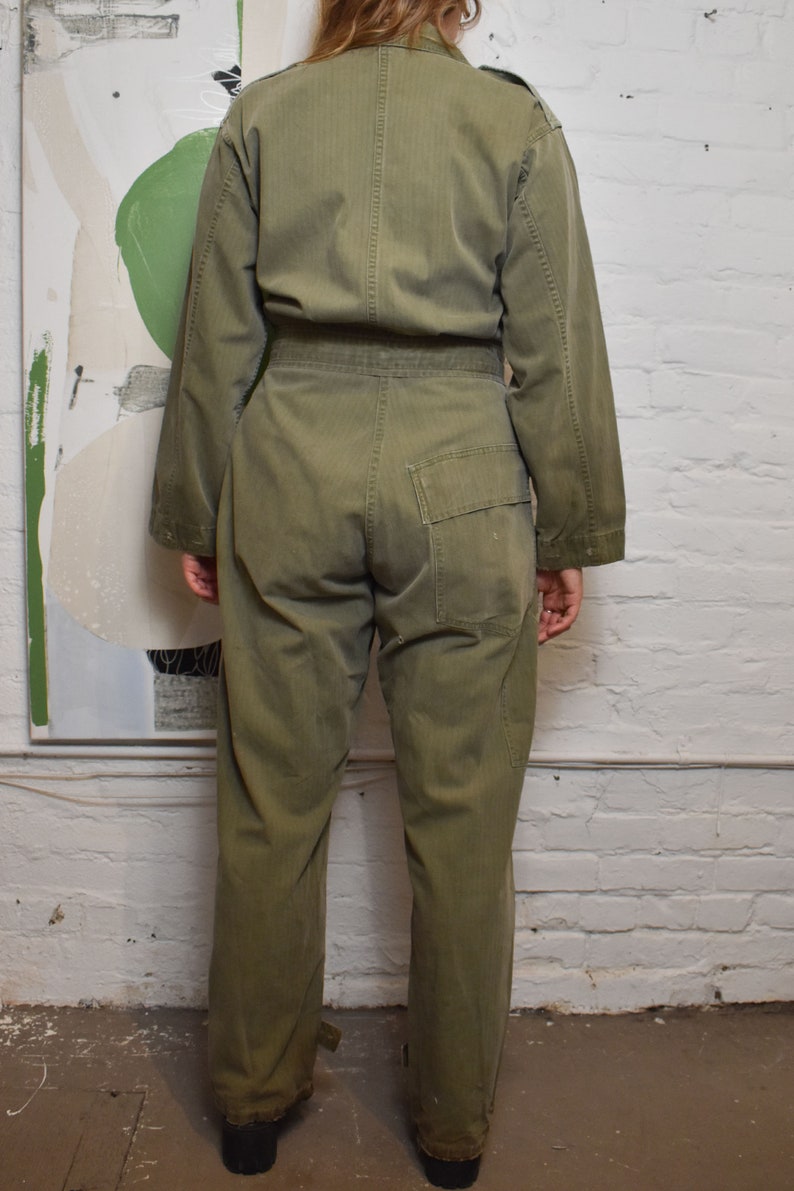 Vintage 1940s WWII Herringbone Coveralls - Etsy Canada