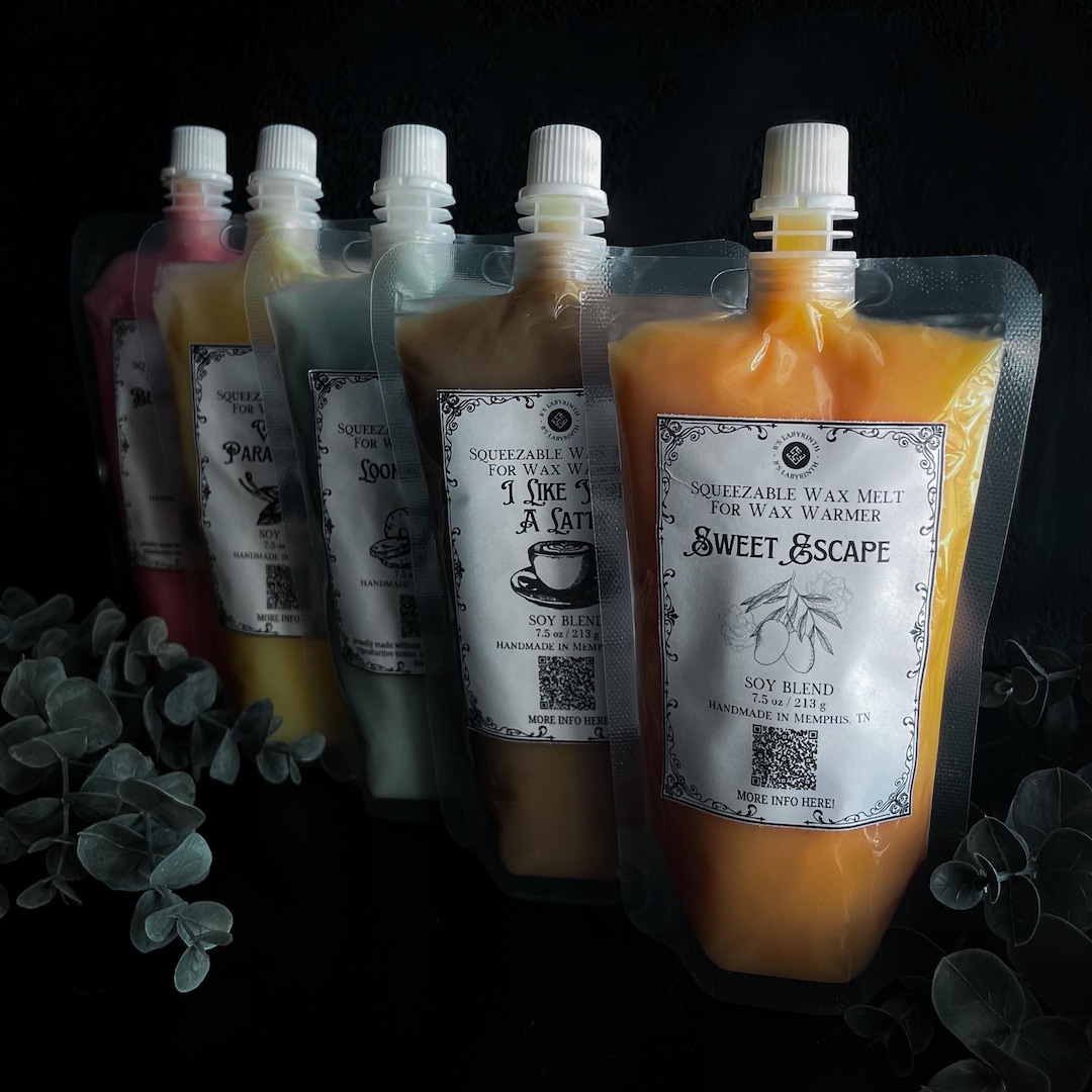 Large Squeezable Wax Melt | Squeeze Wax Melt, Highly Scented, Large Wax ...