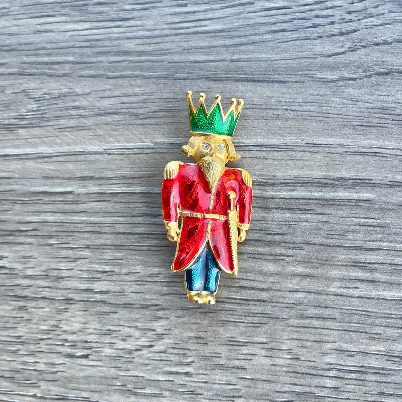 Nutcracker Enamel Pin - Etsy
