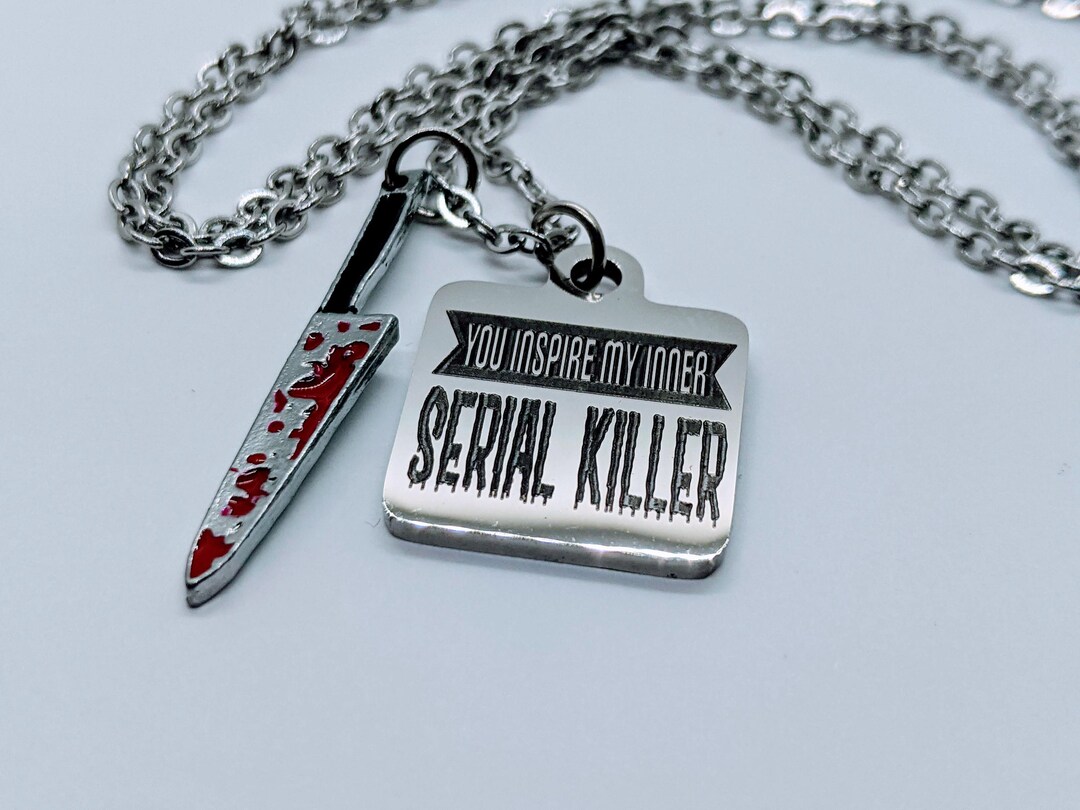 Inner Serial Killer Charm Necklace - Etsy