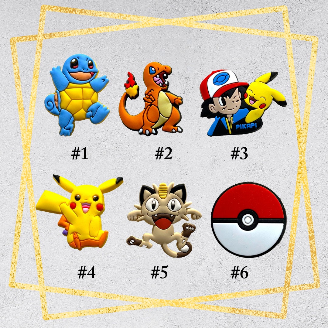 Pokemon Croc Charm Accessories Decorative Charm for Crocs - Etsy