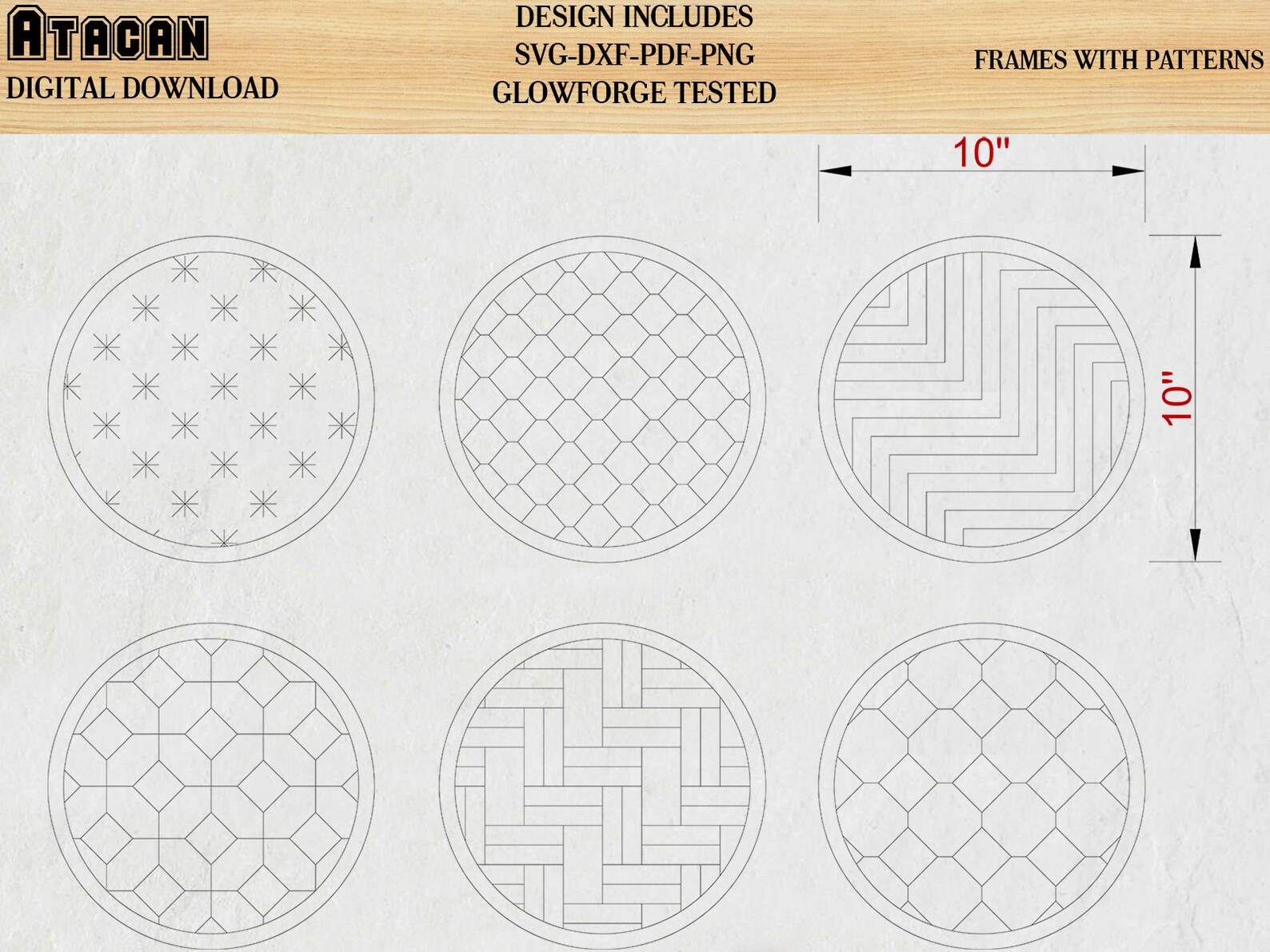 Patterns for Glowforge Svg Herringbone Wire Netting Diamond | Etsy