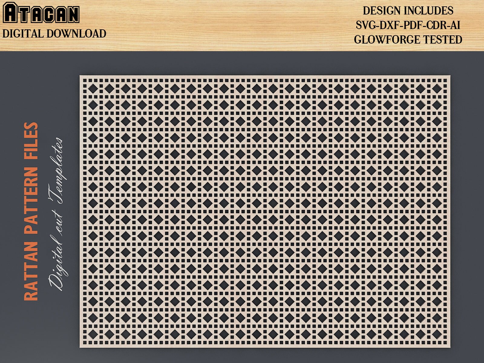 Rattan Cane Laser Cut Files / Digital Wicker Pattern Cutting - Etsy UK