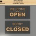 Open Closed Shop Sign SVG Cut Files, Welcome We're Open, Sorry We're ...