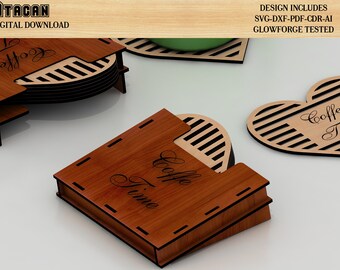 Coaster Box Svg | Etsy