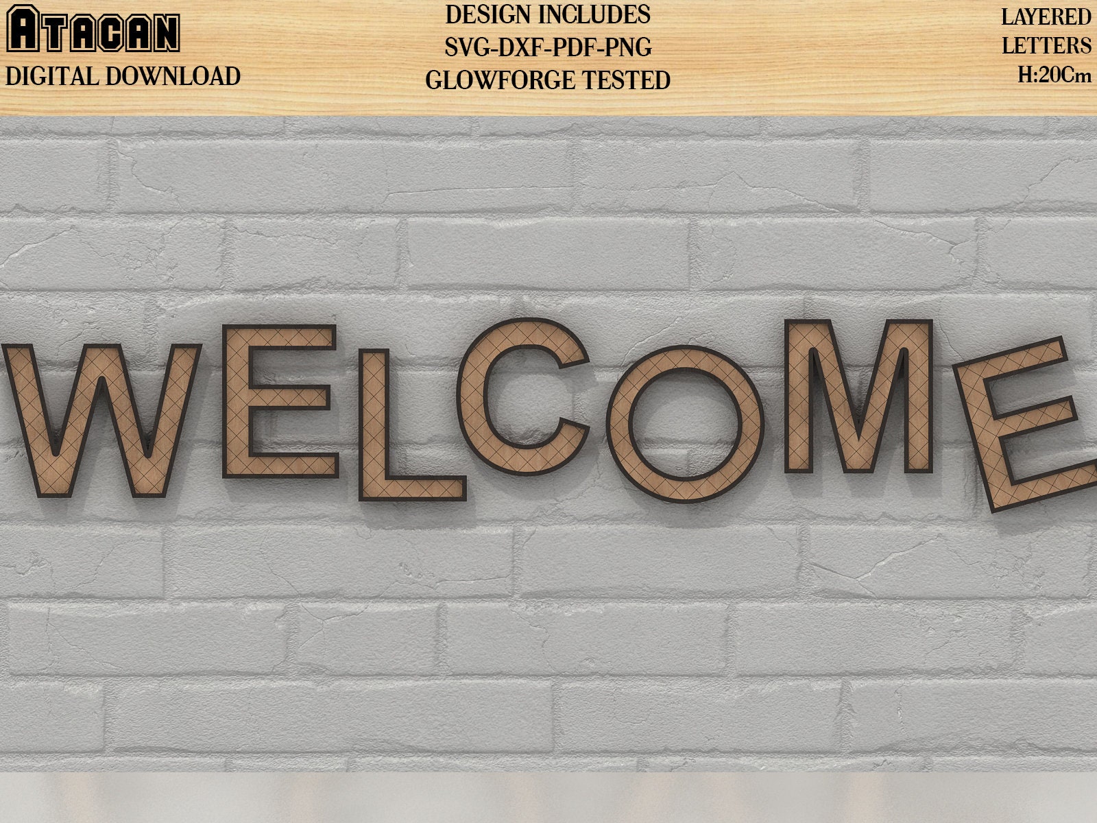 Alphabet Arial Font Wooden Letters SVG Laser Cut Files With - Etsy UK