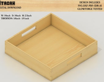 Wooden Tray Template - Etsy