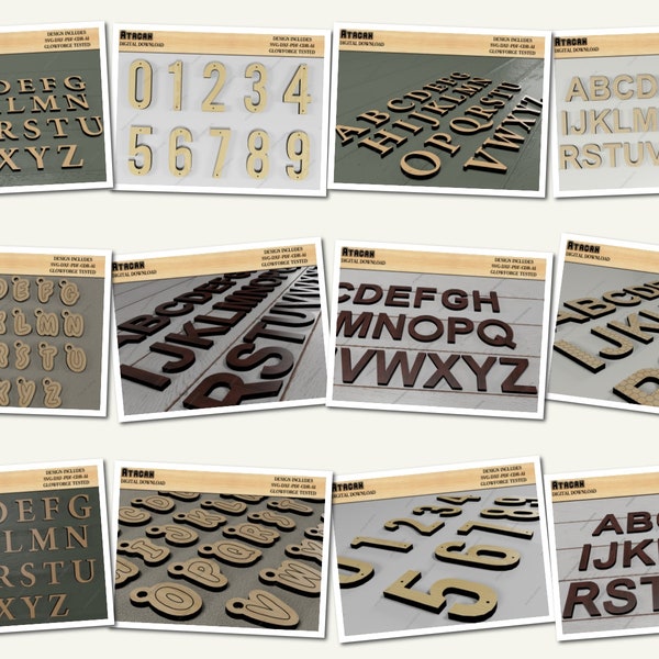 Wooden Letters - Etsy