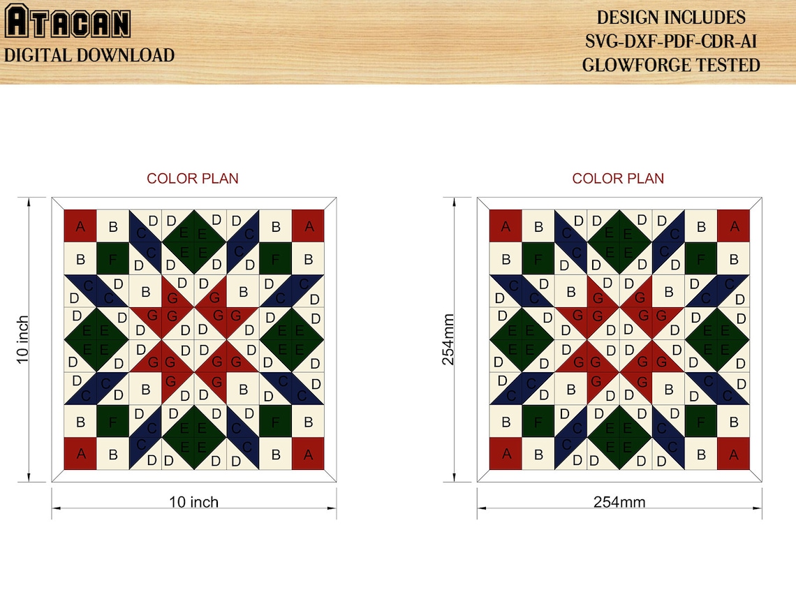 Christmas Barn Quilt Set / Noel Tree Quilt Patterns / New Year - Etsy