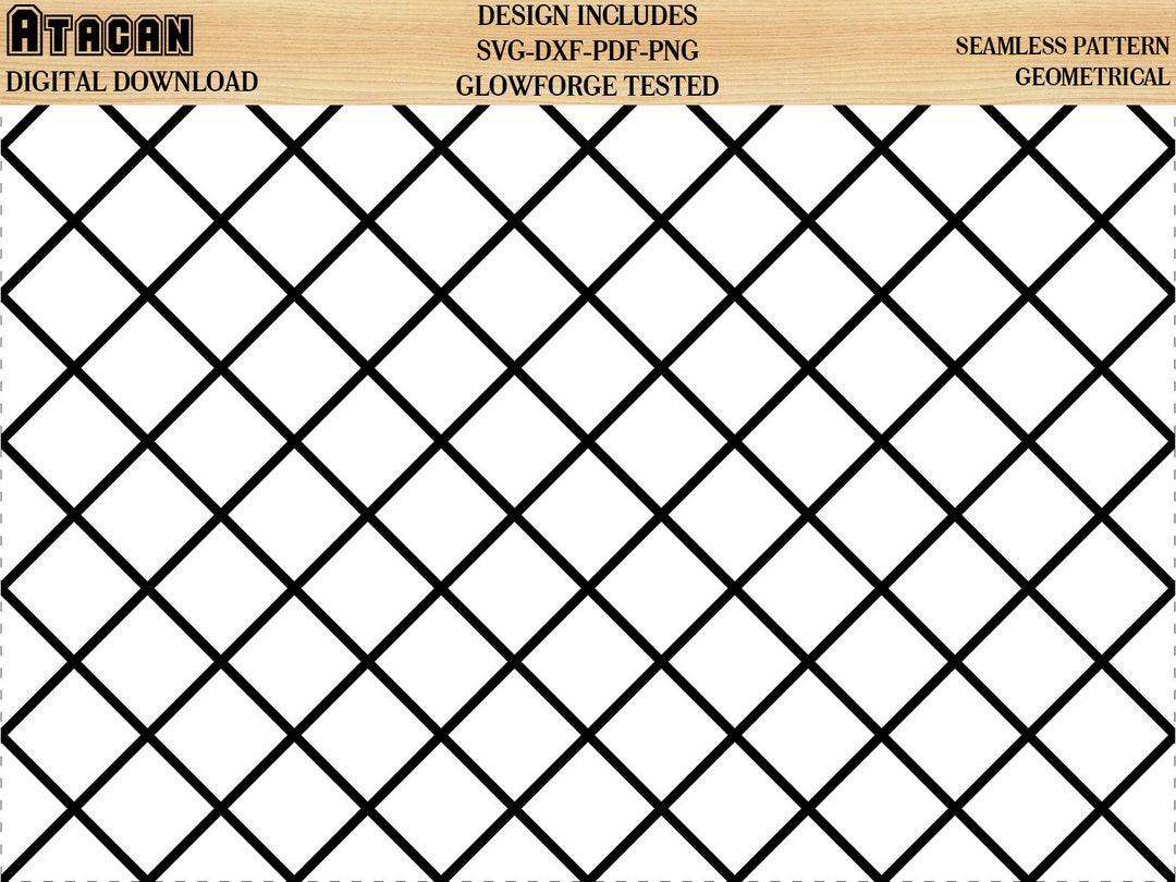 Seamless Diamond Repeating Pattern SVG Transparent Geometric Svg Files ...