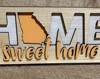 Home State Sign | Etsy