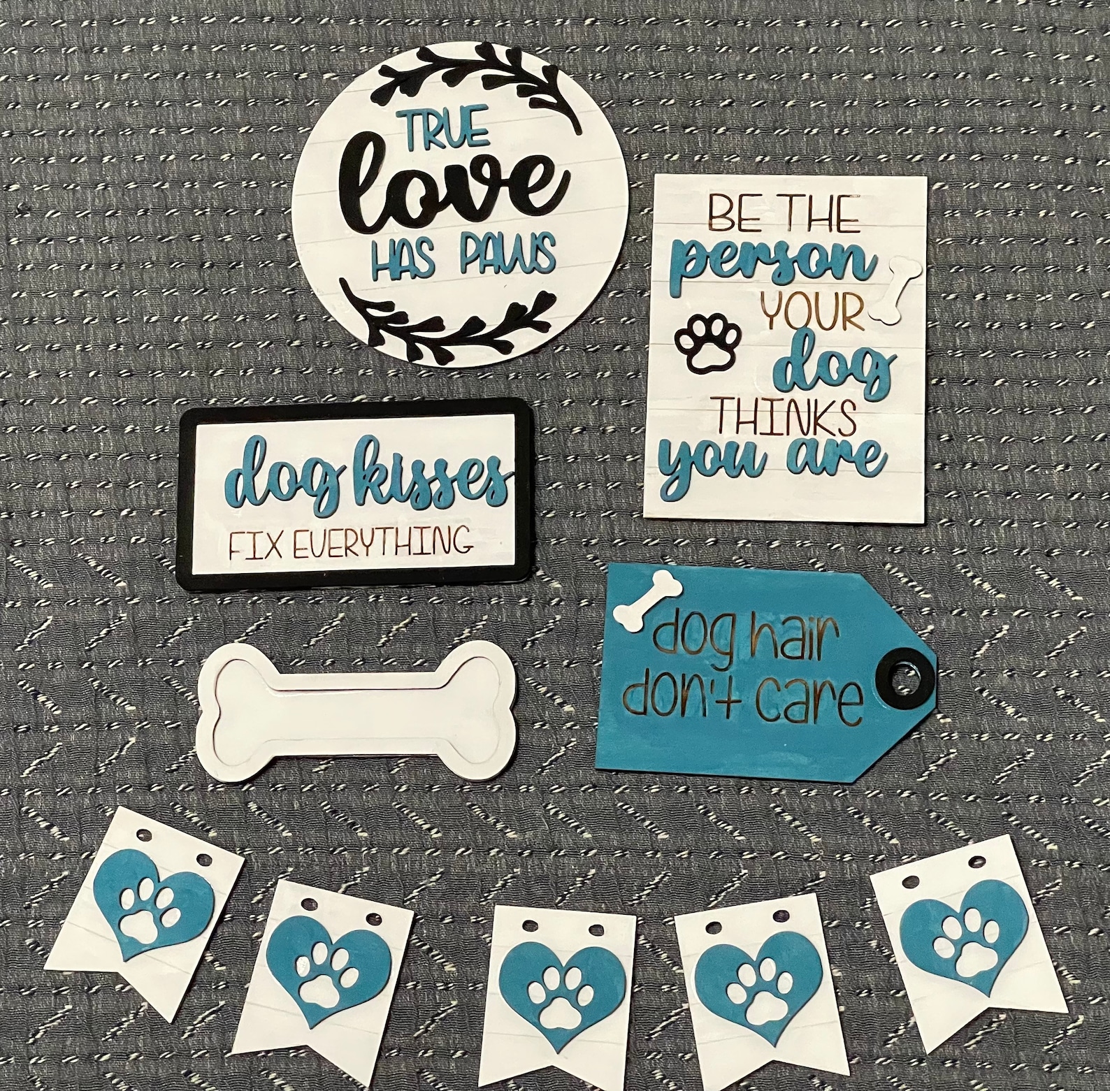 Dog Tiered Tray Decor Wooden Dog Lover Farmhouse Tray or Table - Etsy