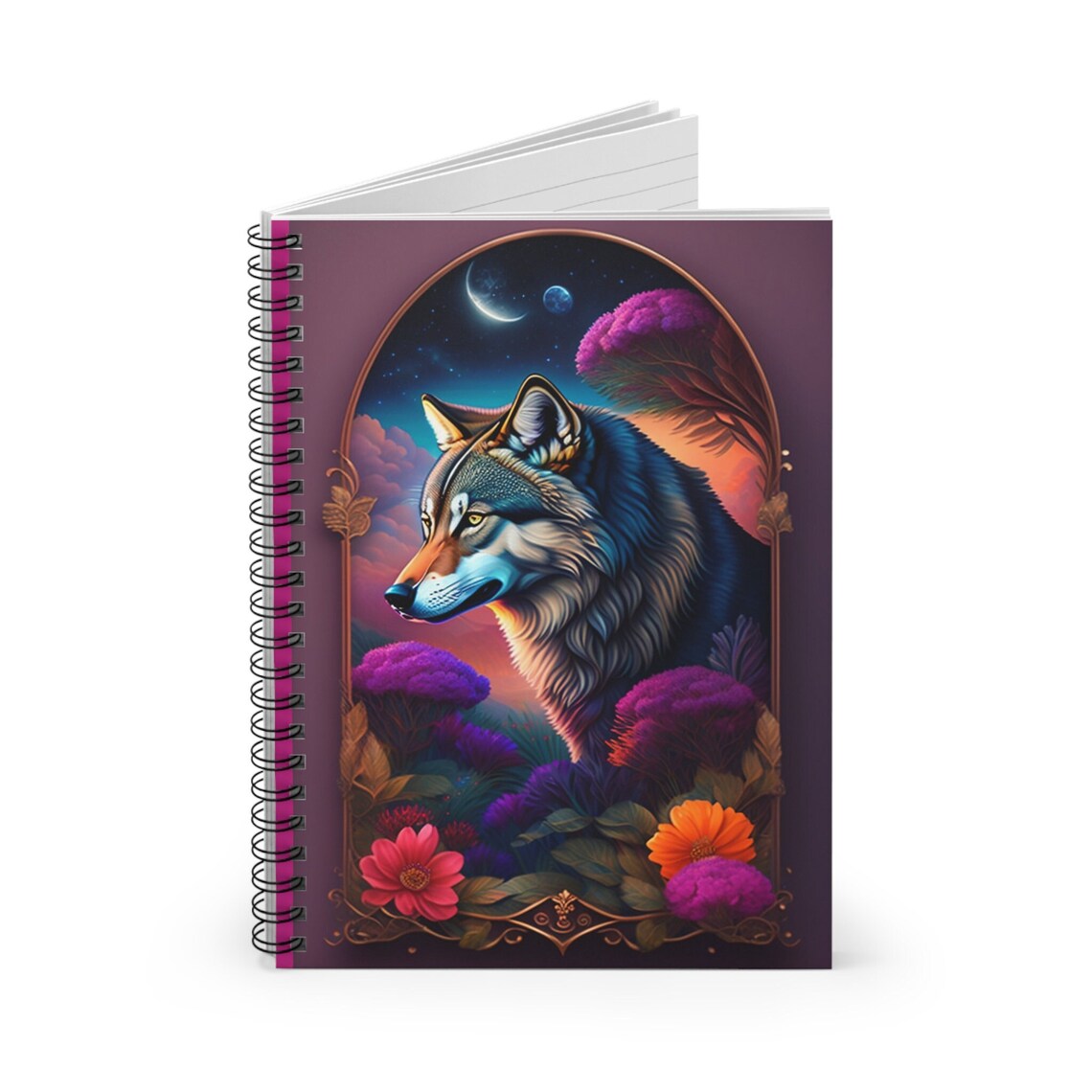 Stunning Journal - Beautiful Spiral-bound Notebook-for Women Lovely ...