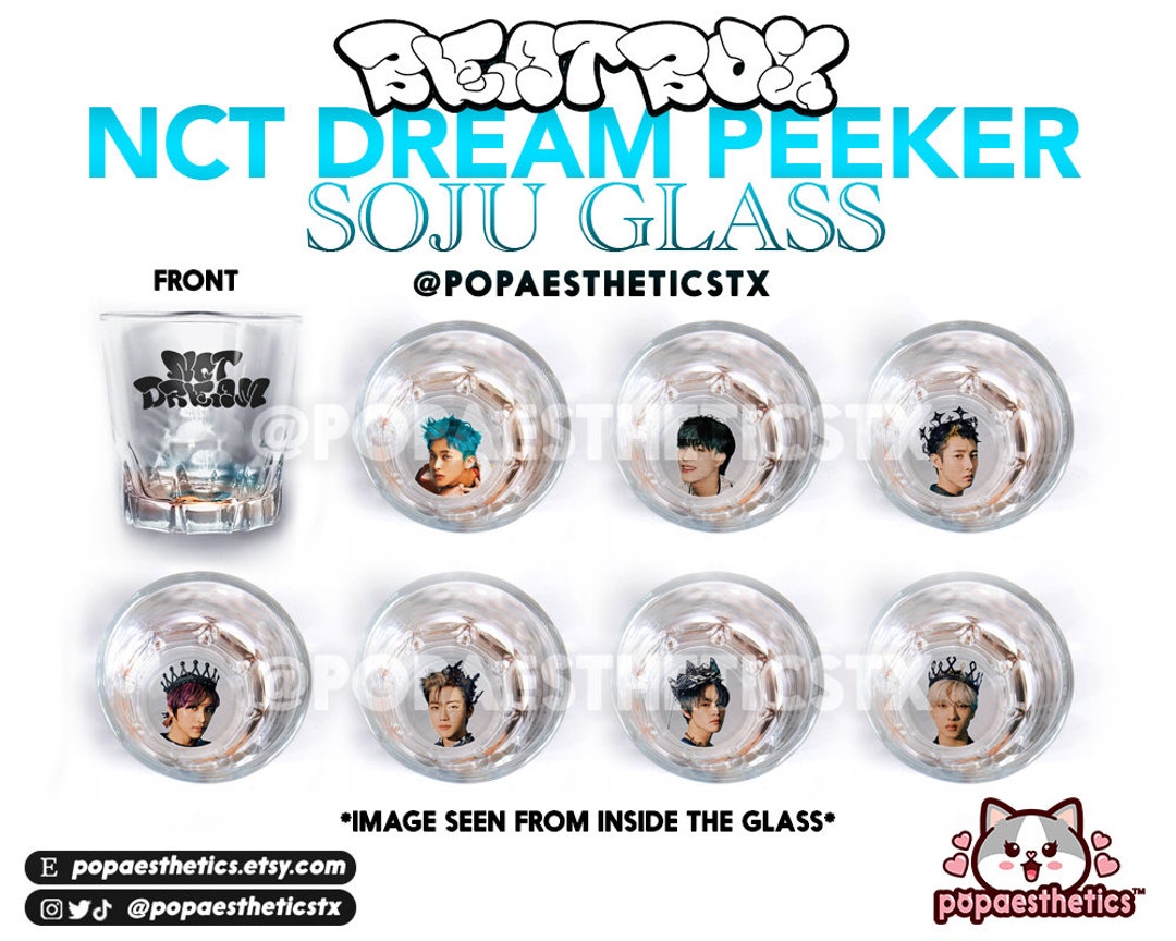 NCT Dream Beatbox Soju Glass| Mark | Renjun | Jeno | Haechan | Jaemin ...