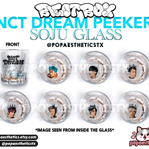 NCT Dream Beatbox Soju Glass Mark Renjun Jeno Haechan - Etsy