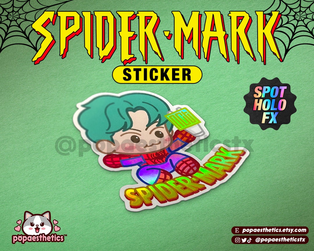 Spider-mark Holographic Sticker | Mark Lee | NCT | NCT 127 | NCT Dream ...