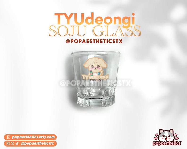 Sippin' Aniteez Soju Glass | Fanmade Ateez Shot | Jjoongrami, Sandeoki ...