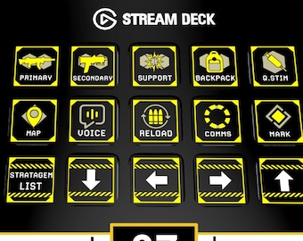 Star Citizen Stream Deck Icons 3.17 version 222 Icons & Profiles - Etsy