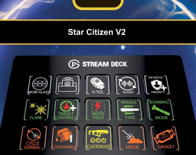 Star Citizen Switch Button Box Space Simulator Switch Panel Flight Sim ...