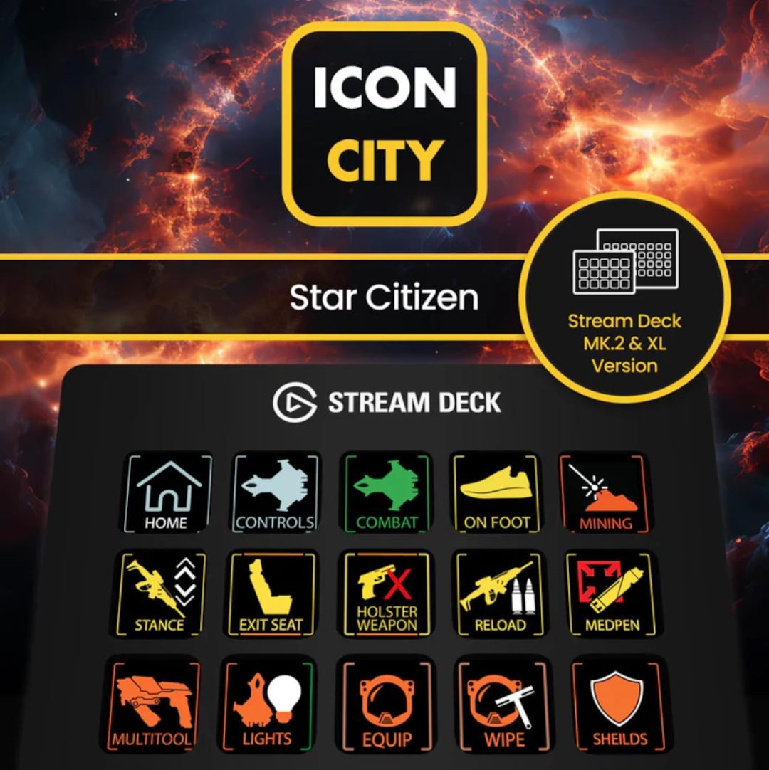 Star Citizen - Stream Deck Icons - 15 & 32 Key Versions - Etsy