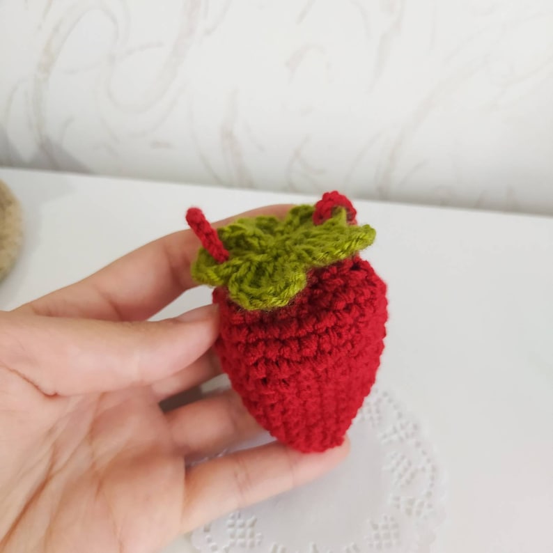 Strawberry Mini Pouch Crochet Pattern - Etsy