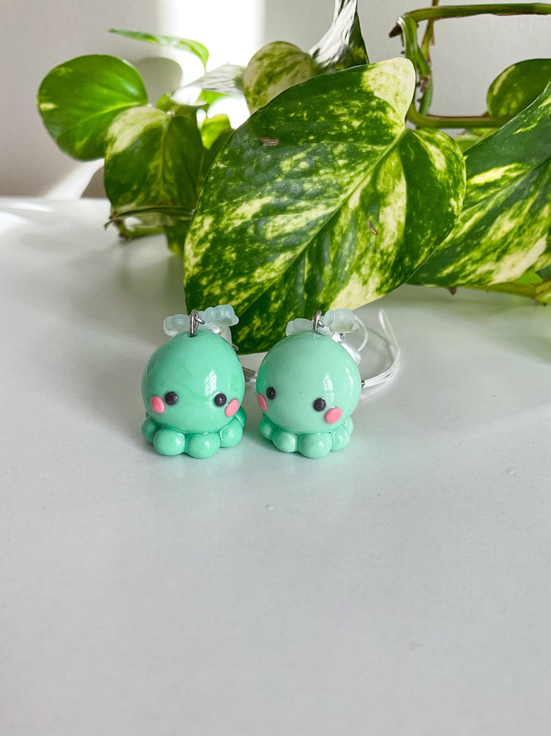 Cute Matching Octopus Charm ,polymer Clay Octopus Charm 2 Pieces - Etsy