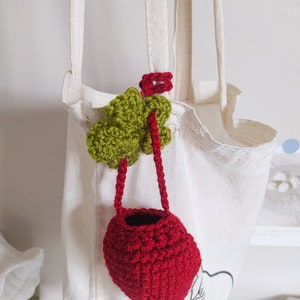 Strawberry Mini Pouch Crochet Pattern - Etsy