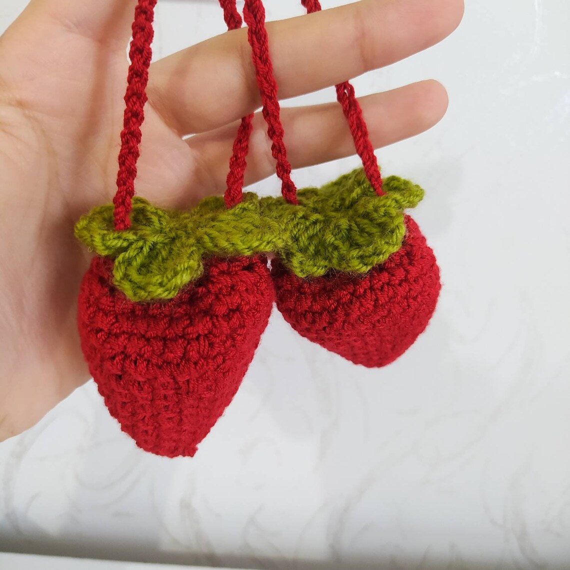 Strawberry Mini Pouch Crochet Pattern - Etsy