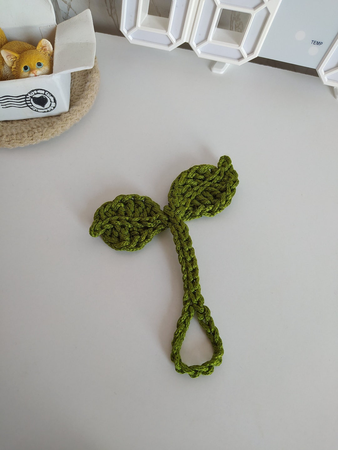 Crochet Sprout, Mini Leave Crochet Pettern - Etsy