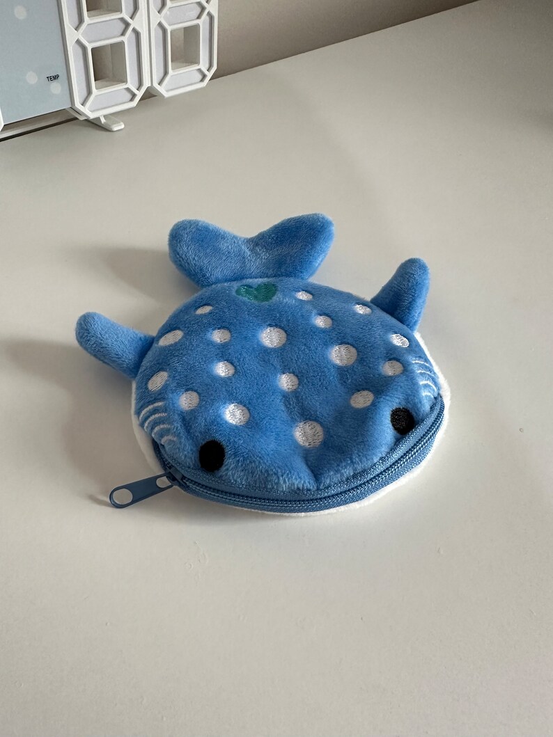 13x12cm Cute Whale Shark Coin Purse Kawaii Wallet - Etsy