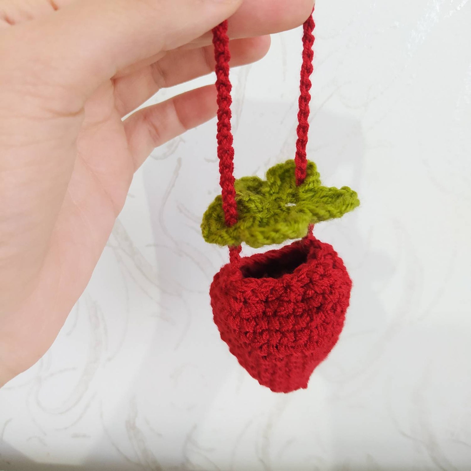 Strawberry Mini Pouch Crochet Pattern - Etsy