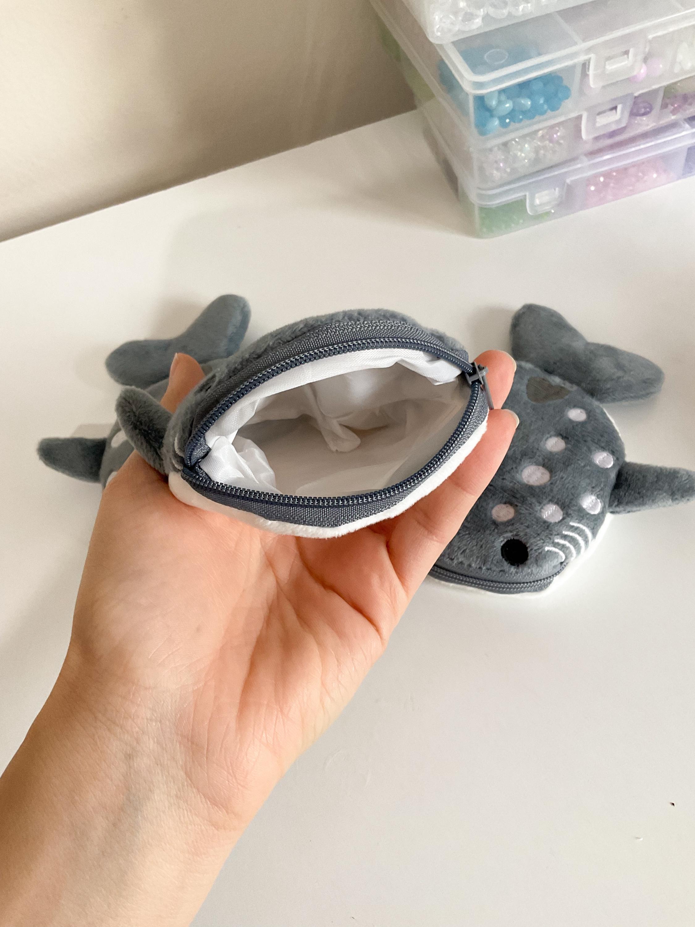 Cute Whale Shark Coin Purse, Kawaii Wallet (13x12cm) - Etsy