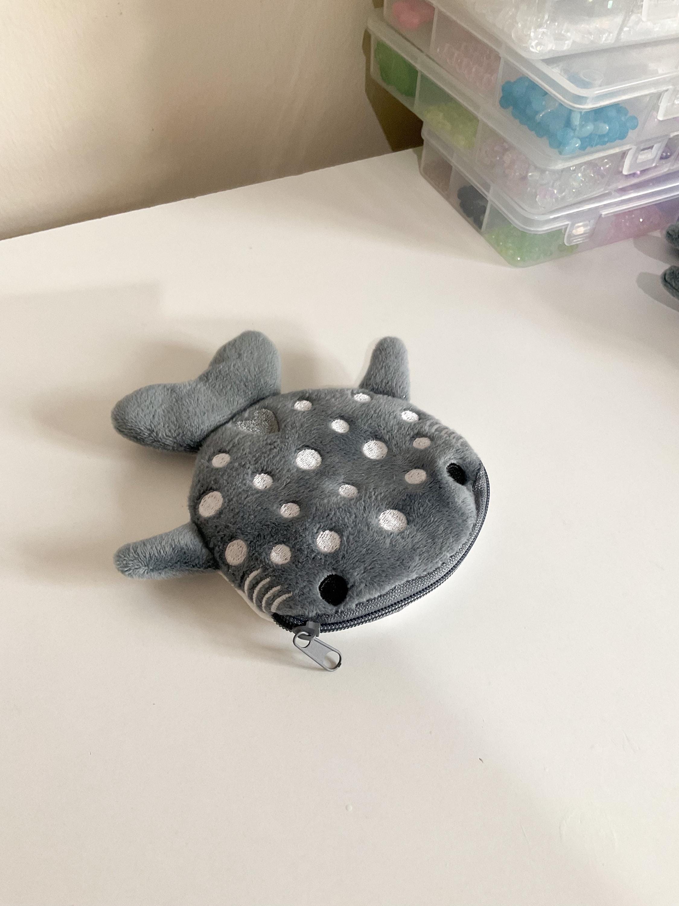 Cute Whale Shark Coin Purse, Kawaii Wallet (13x12cm) - Etsy