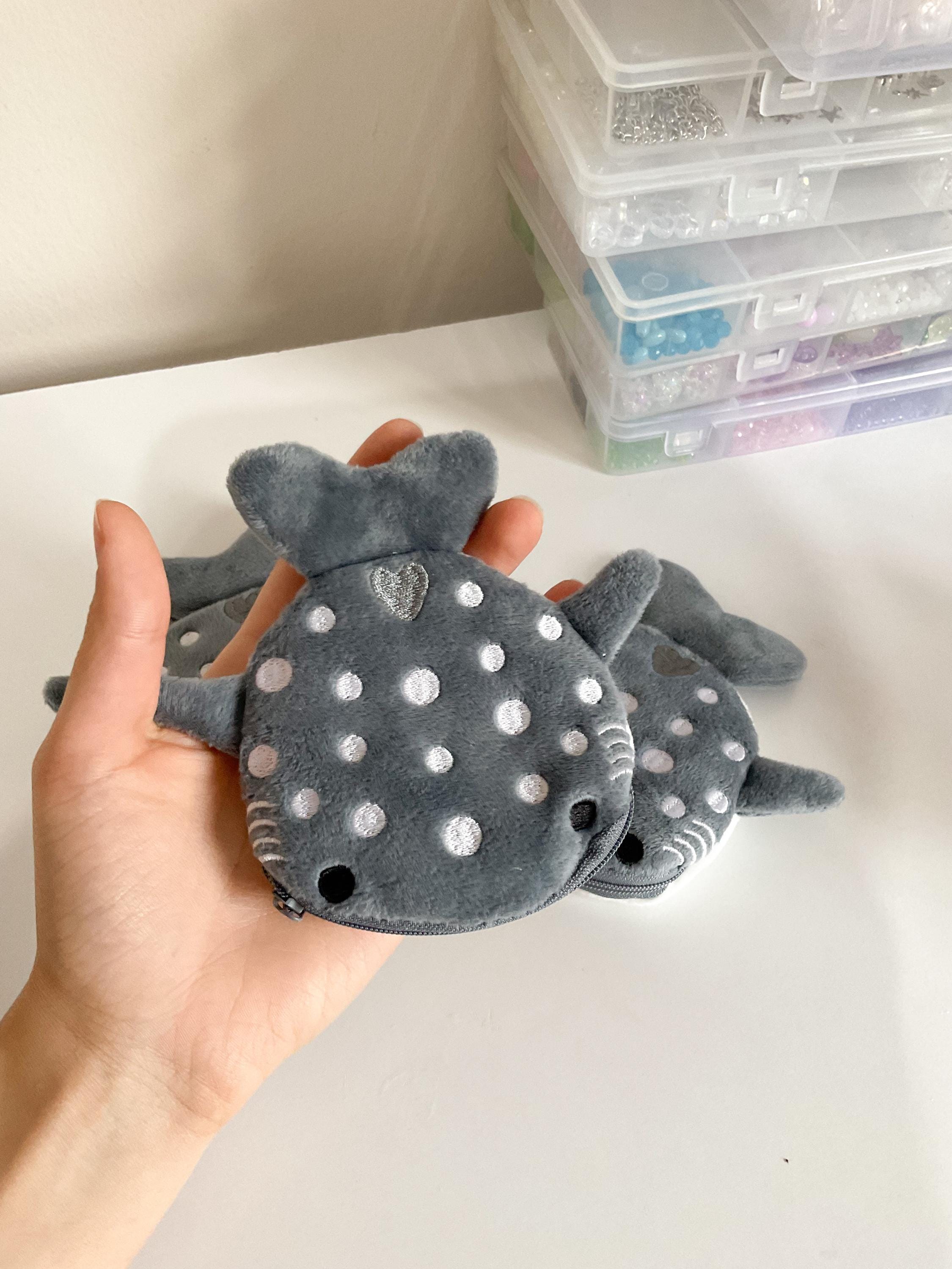 Cute Whale Shark Coin Purse, Kawaii Wallet (13x12cm) - Etsy