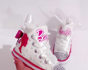 Barbie Custom Converse - Etsy