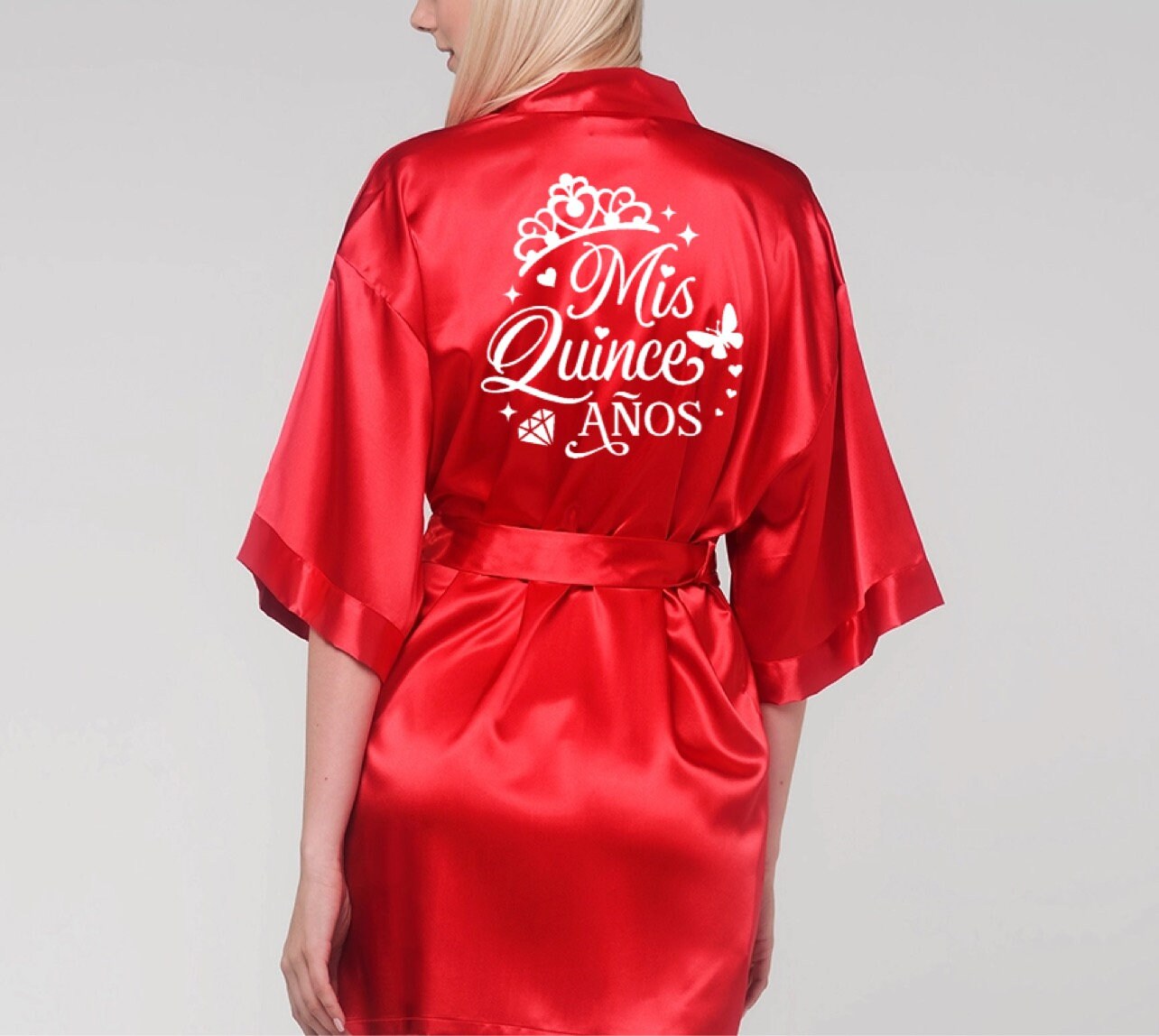 Bata de quinceñera bata de quinceañera personalizada - Etsy México