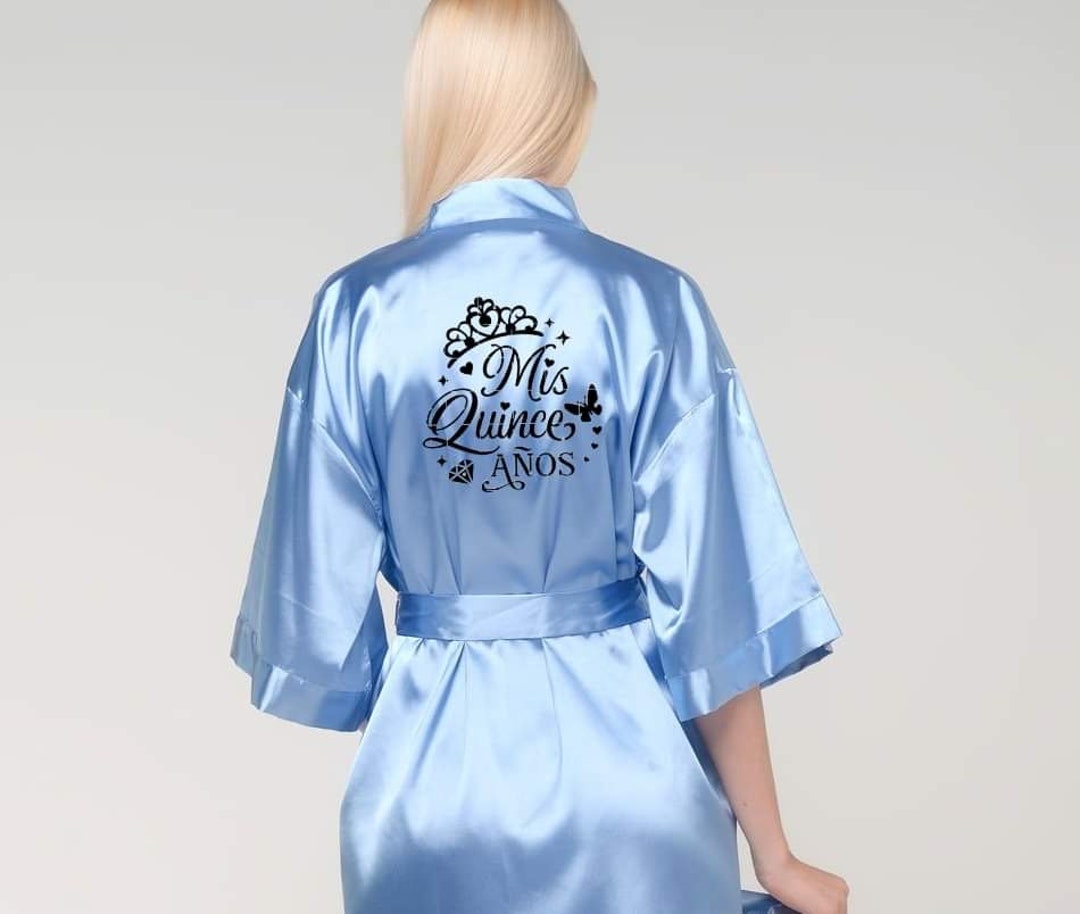 Quinceñera Custom Robe Personalized With Name and Date of Her - Etsy