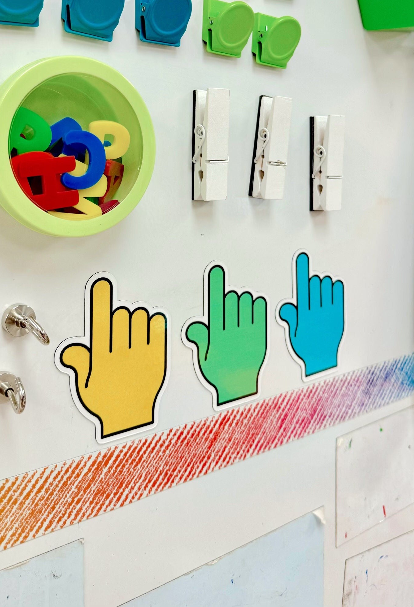 Colorful Pointer Finger Magnets for Teachers - Etsy